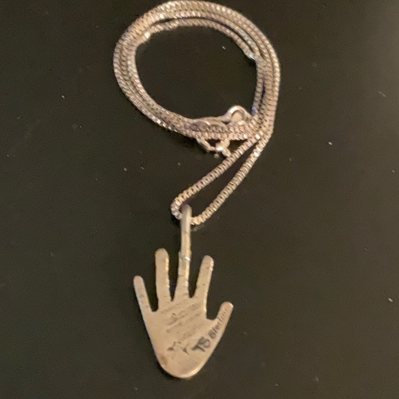 TS | Jewelry | Native American Navajo Made Healing Hand Pendant And ...